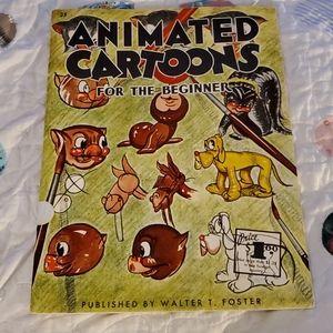 Walter T. Foster | Toys | Animated Cartoons For The Beginner Book ...